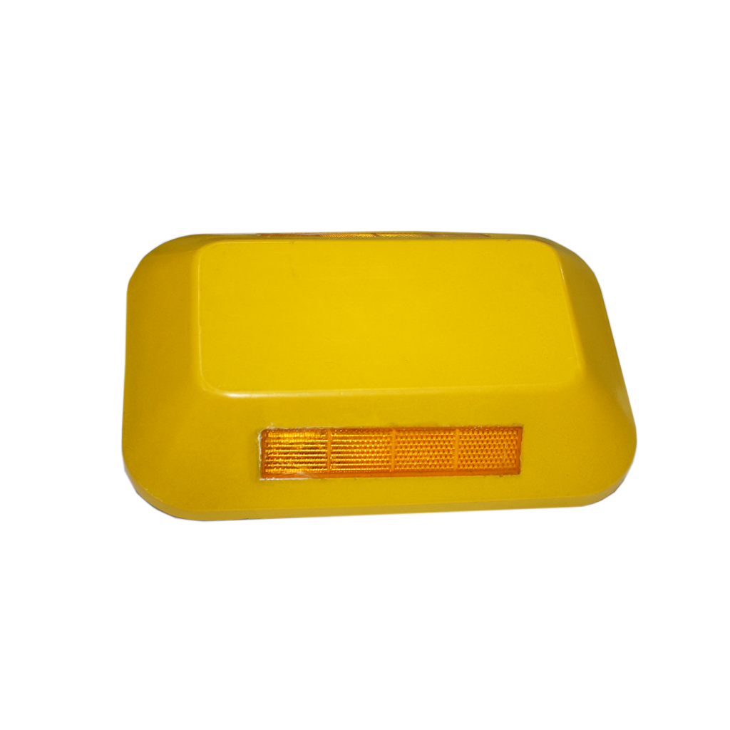 Tachón vialidad amarillo 16*25*5cm | con doble reflectivo | sin vástago ...