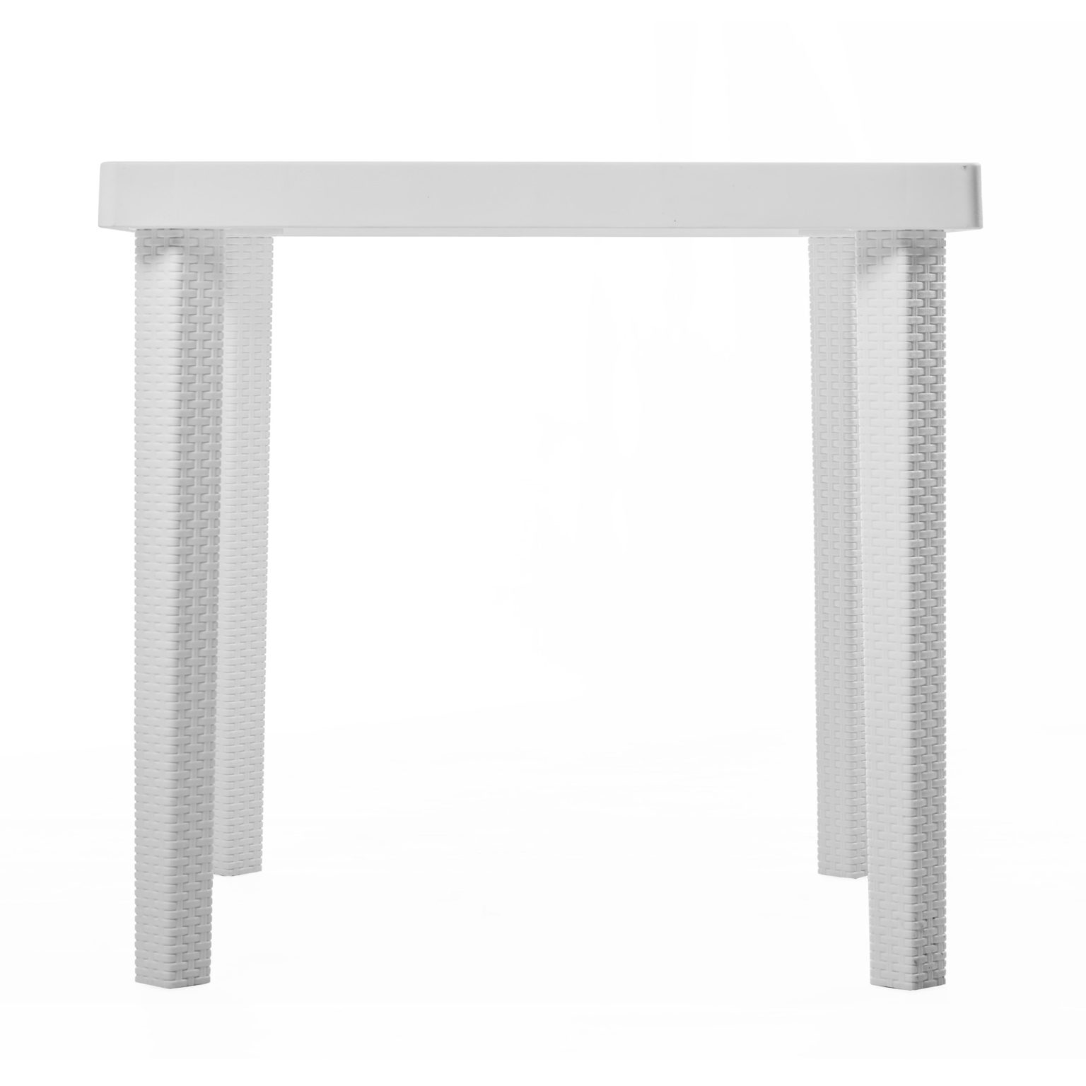 Mesa tipo cuadrada | Modelo Infinity | color blanco - MQ | QRubber